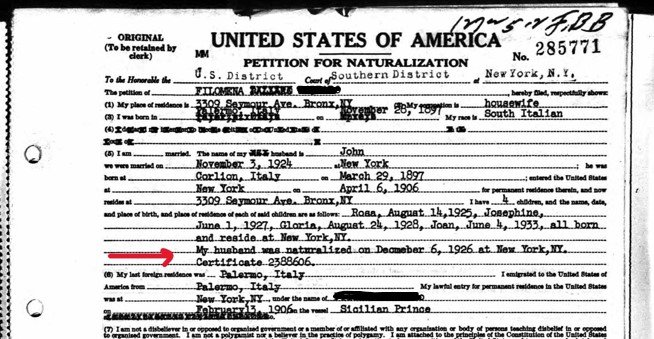 When did your Italian Ancestor become a U.S. Citizen? | My Italian Family